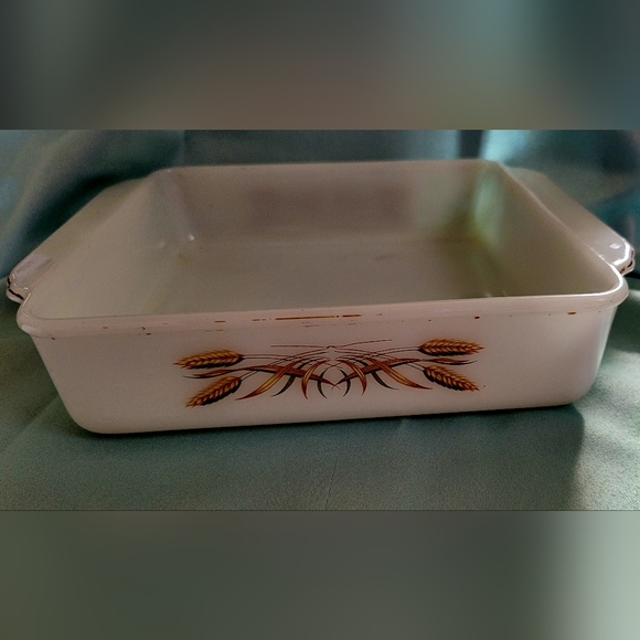 Fire King Anchor | Kitchen | Vintage Wheat Pattern Baking Dish Fire ...